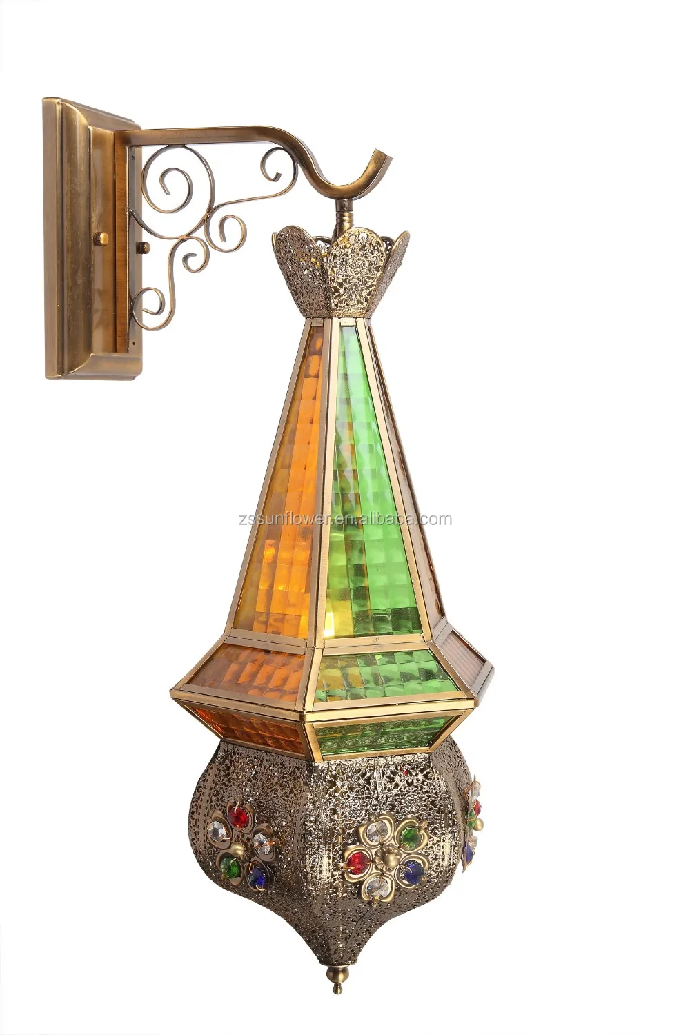 Handmade Arabic Style Crystal Decorative Wall Lighting - Buy Crystal ...