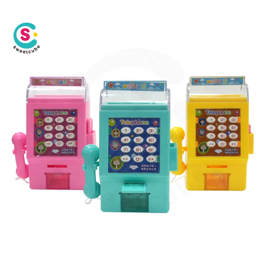 Cute Telephone Gumball Candy Vending Machine - Buy Telephone Candy ...