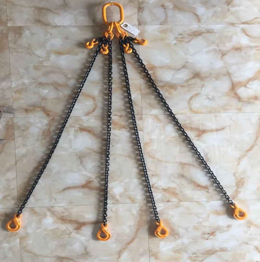 High Quality G80 Three-way Chains Alloy Steel Lifting Chain Sling ...