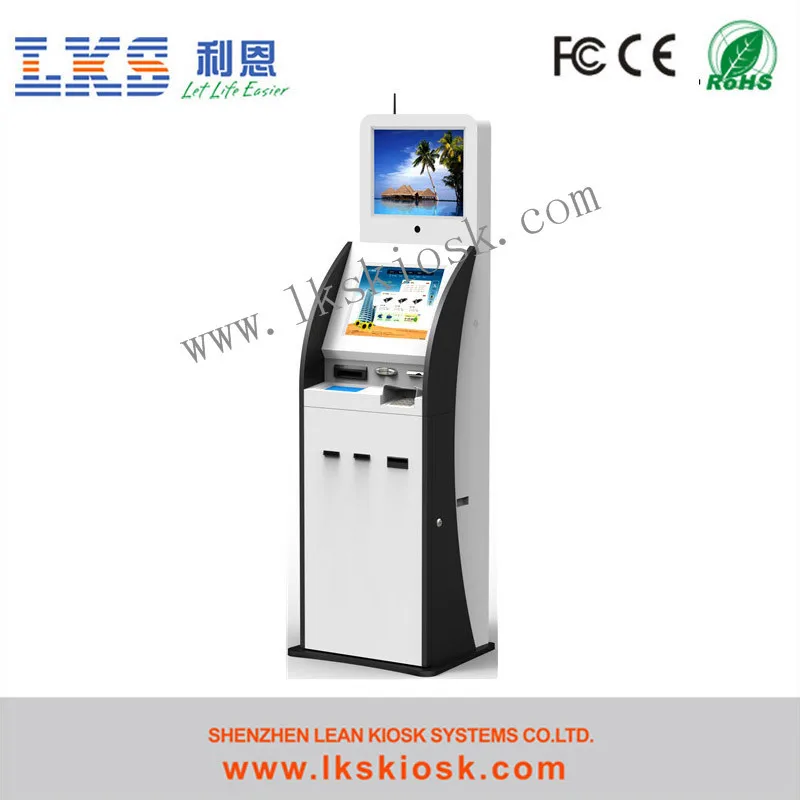 Self Service Payment Kiosk Vending Machine Kiosk With Credit Card / Epp ...