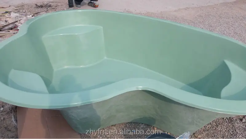 Stone Shape Outdoor Fish Fiberglass Pond - Buy Fiberglass Pond ...