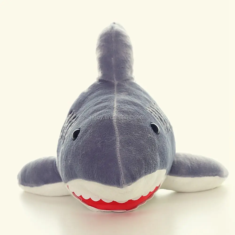Fukang High Quality Big Plush Shark With Big Mouth - Buy Plush Shark ...