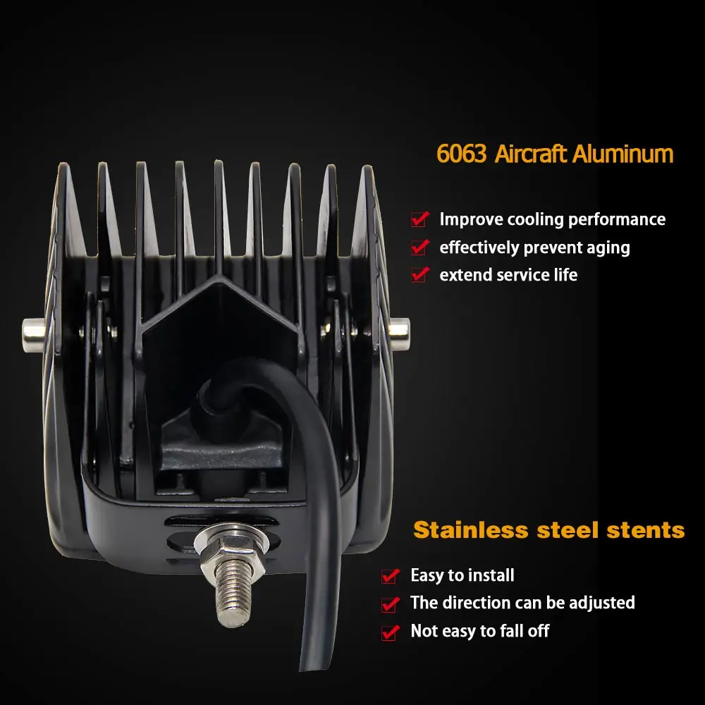 Ce Rohs Dot Ip68 12w 3 Inch Spot Light Cube Pods 12v 24v 3d Led Work ...