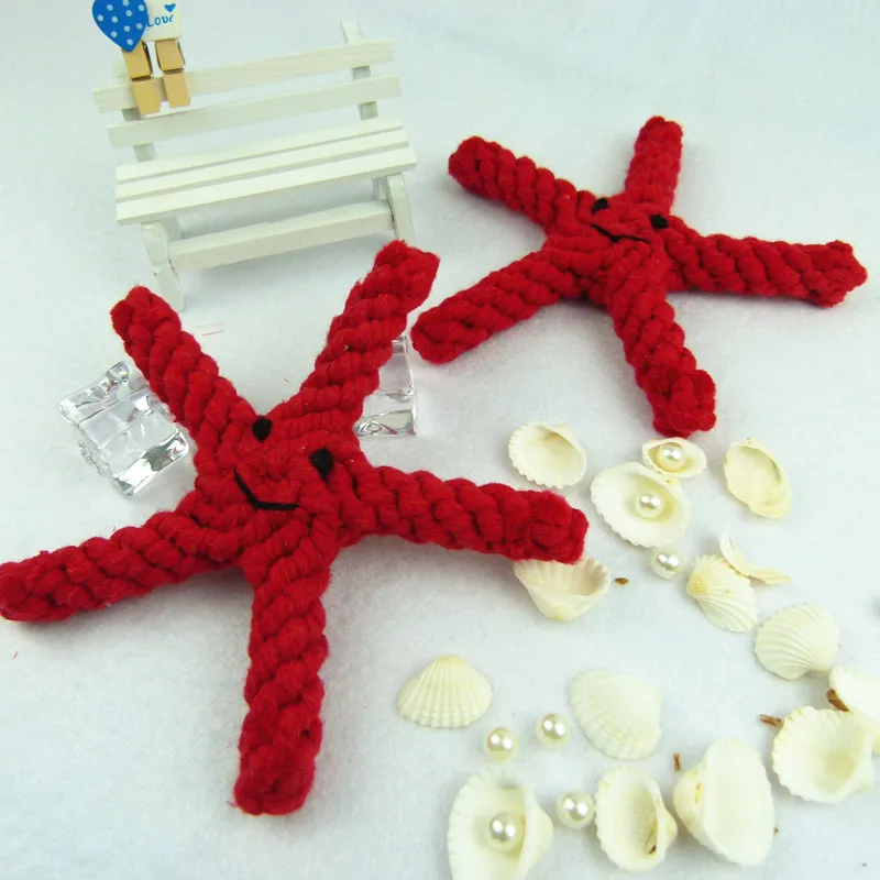 The High Quality Wholesale Starfish Shape Cotton Rope Pet Toys - Buy ...