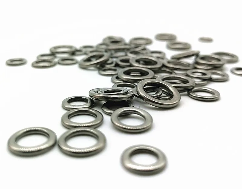 Heavy Solid Articulated Fishing Solid Closed Ring Swivel Fishing Tackle ...