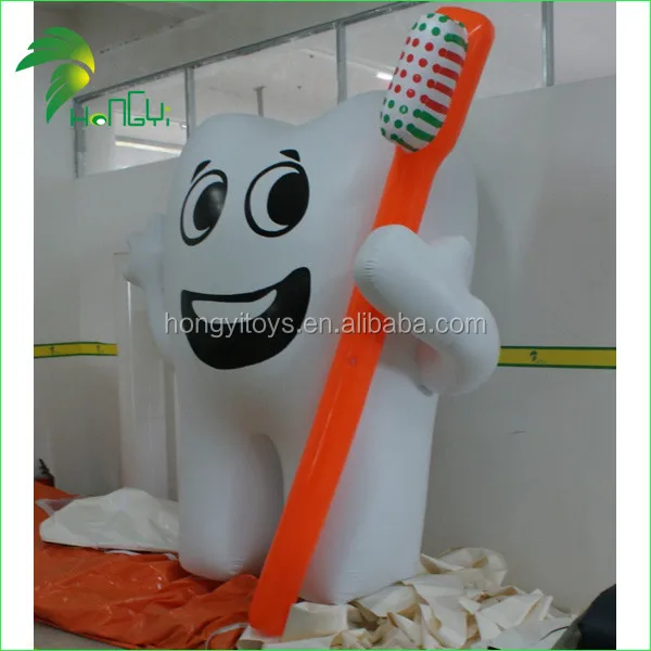 Customized Advertising Self Inflating Giant Tooth Shape Helium Balloon ...