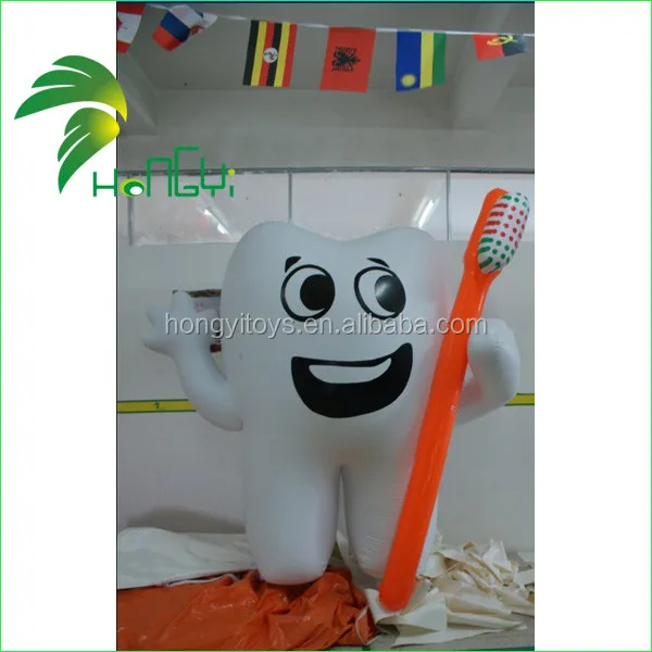 Customized Advertising Self Inflating Giant Tooth Shape Helium Balloon ...