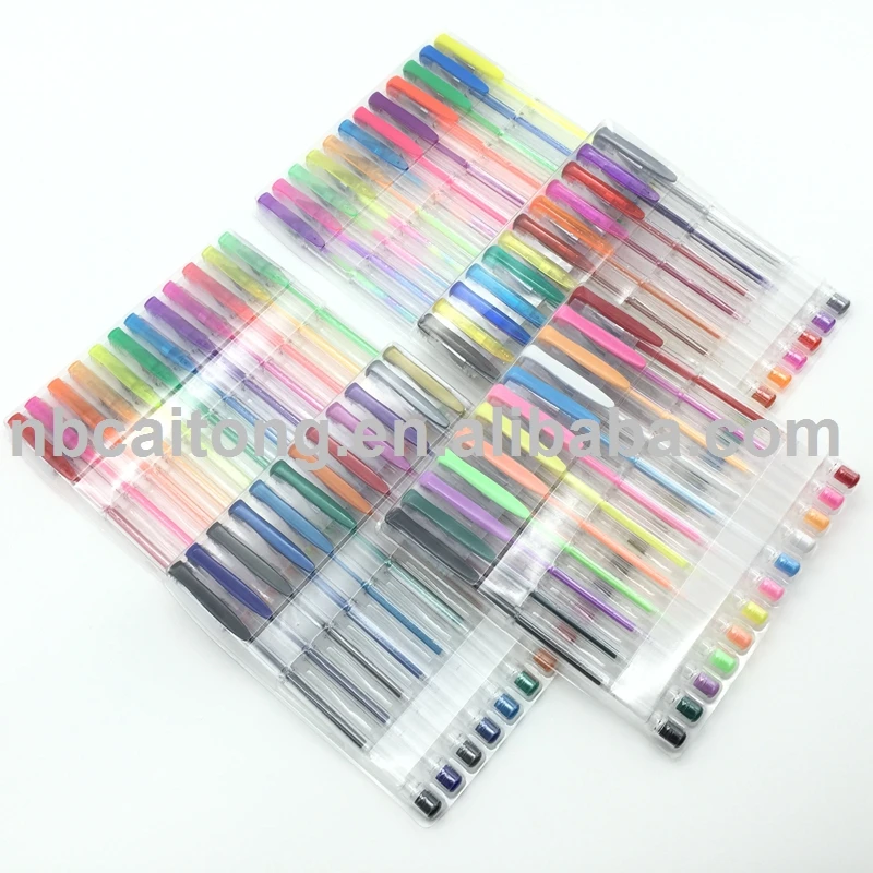 Gel Pens 100 Color Gel Pen Set - Professional Artist Quality Gel Ink ...
