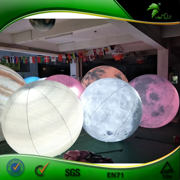 Custom Inflatable Moon Led Light Balloon /inflatable Planet Balloon ...