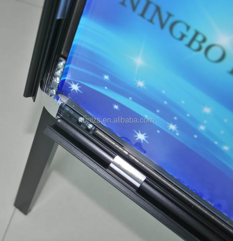 Double Side Foldable Sandwich Sign Board A Frame 20x30 Inch Aluminum ...