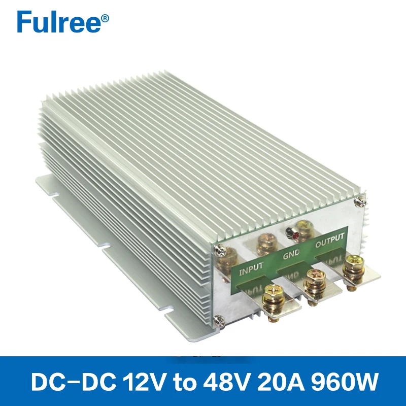 Dc Dc Step Up Converter 12v To 48v 20a 960w Automotive Boost Voltage ...