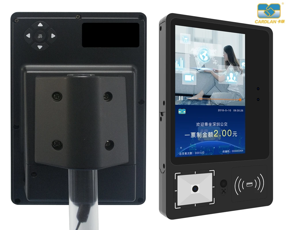 Bus Electronic Payment Terminal Ticket Bus Rfid Card Reader With Emv ...