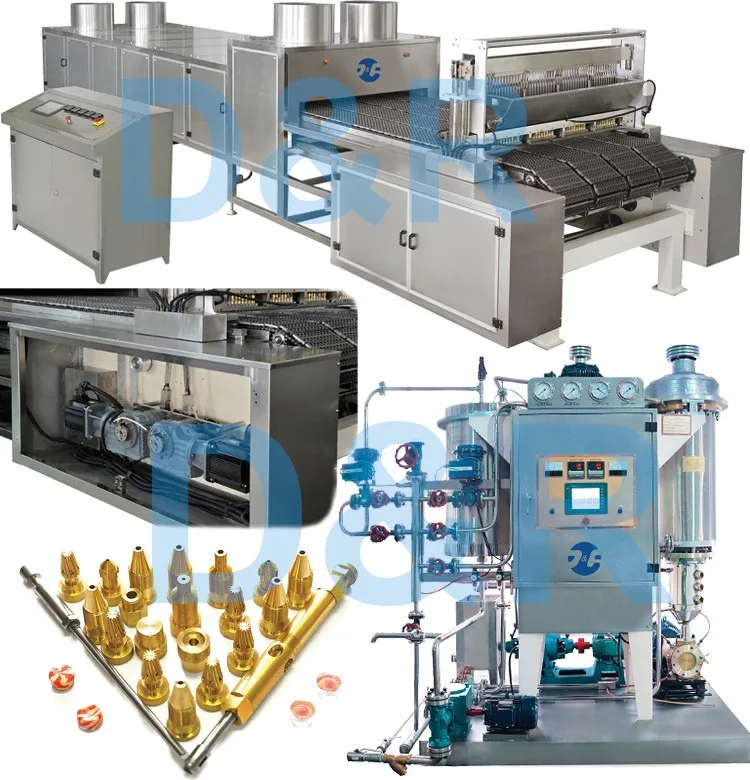 Candy Extruder Machinery Automatic, Hard Sugar Candy Making Machines ...