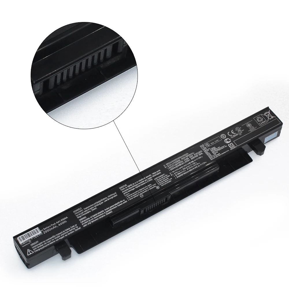 A41-x550a 15v 2950mah Battery For Asus P450 P550 R409 R510 X450 X550 ...