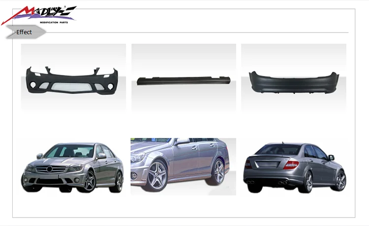 Madly Gaf W204 Body Kits Style W204 C63 Fits All W204 Sedan Model - Buy ...