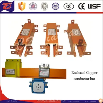 3 Phase Crane Copper Enclosed Electric Bus Bar With Current 50a-210a ...