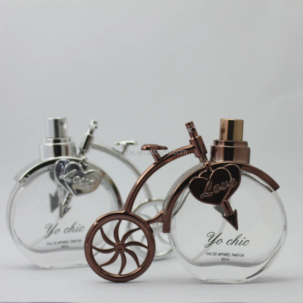 100ml Bike Shape Perfume Bottle With Crimp Sprayer - Buy Bike Shape ...