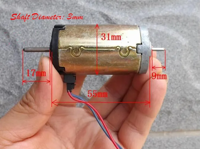 Buehler Motor Dual Output Shaft Motor 12v 6500rpm,24v 13000rpm - Buy ...