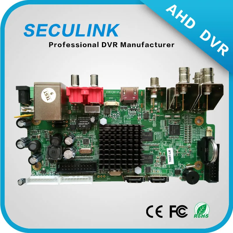 Cctv Dvr Pcb Board With D1 Resolution Motion Detection.hd Dvr Circuit ...