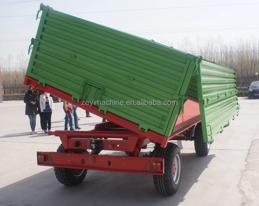 3t European Tractor Farm Trailer Agricultural Trailers Flat Trailer ...