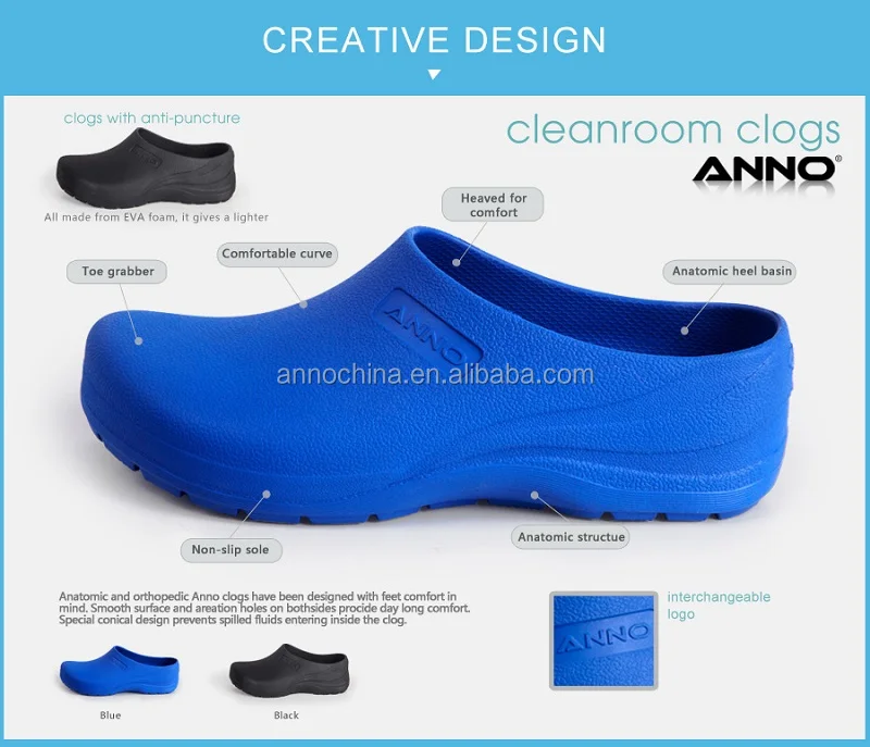 Blue Rubber Outsole Waterproof Autoclavable Doctor Medical Operating ...