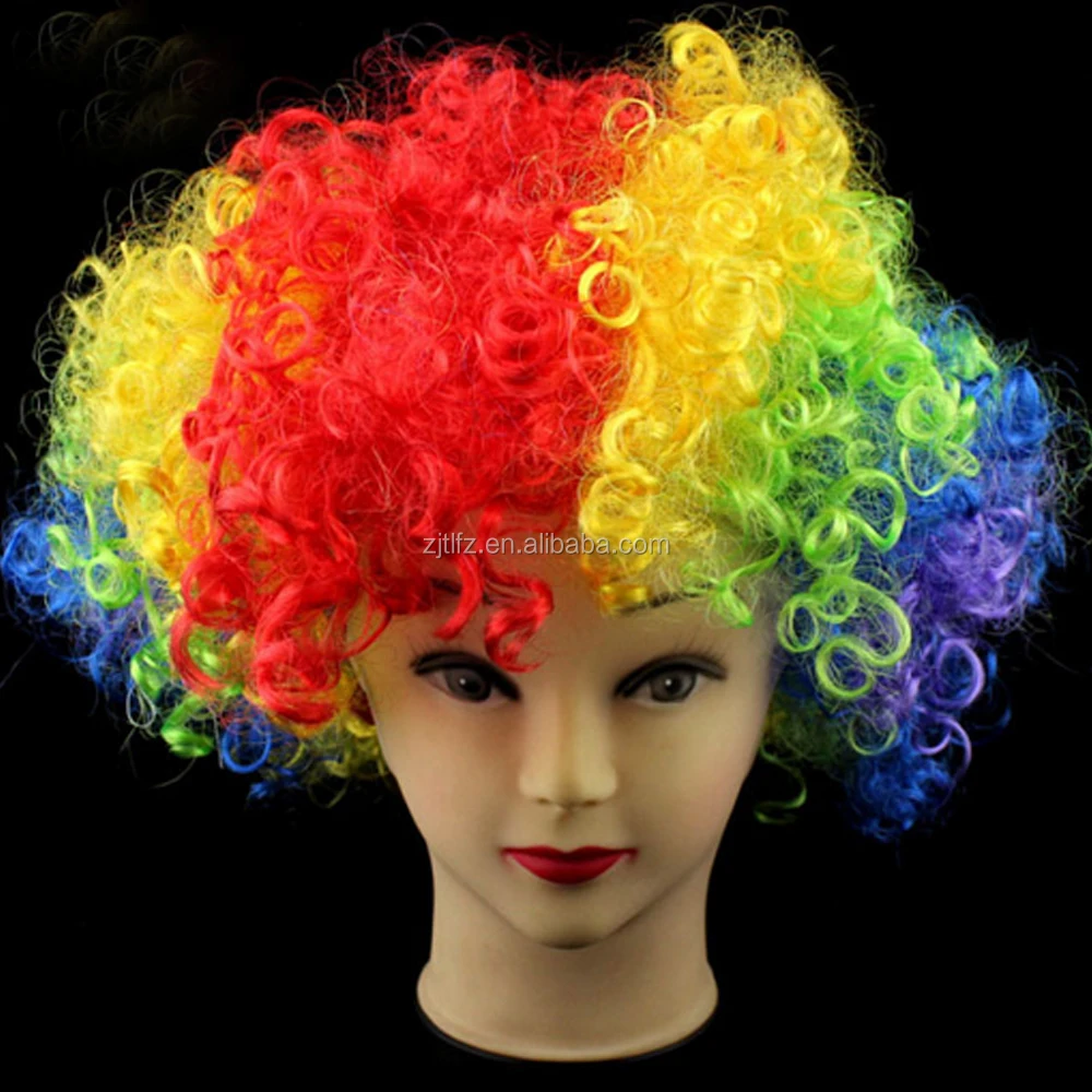 Halloween Funny Crazy Costume Party Human Hair Wig - Buy Halloween ...