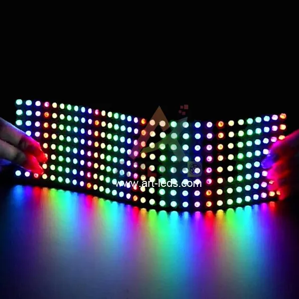 256 Pixels Apa102c Led Matrix 8*32 Display RGB Full Color