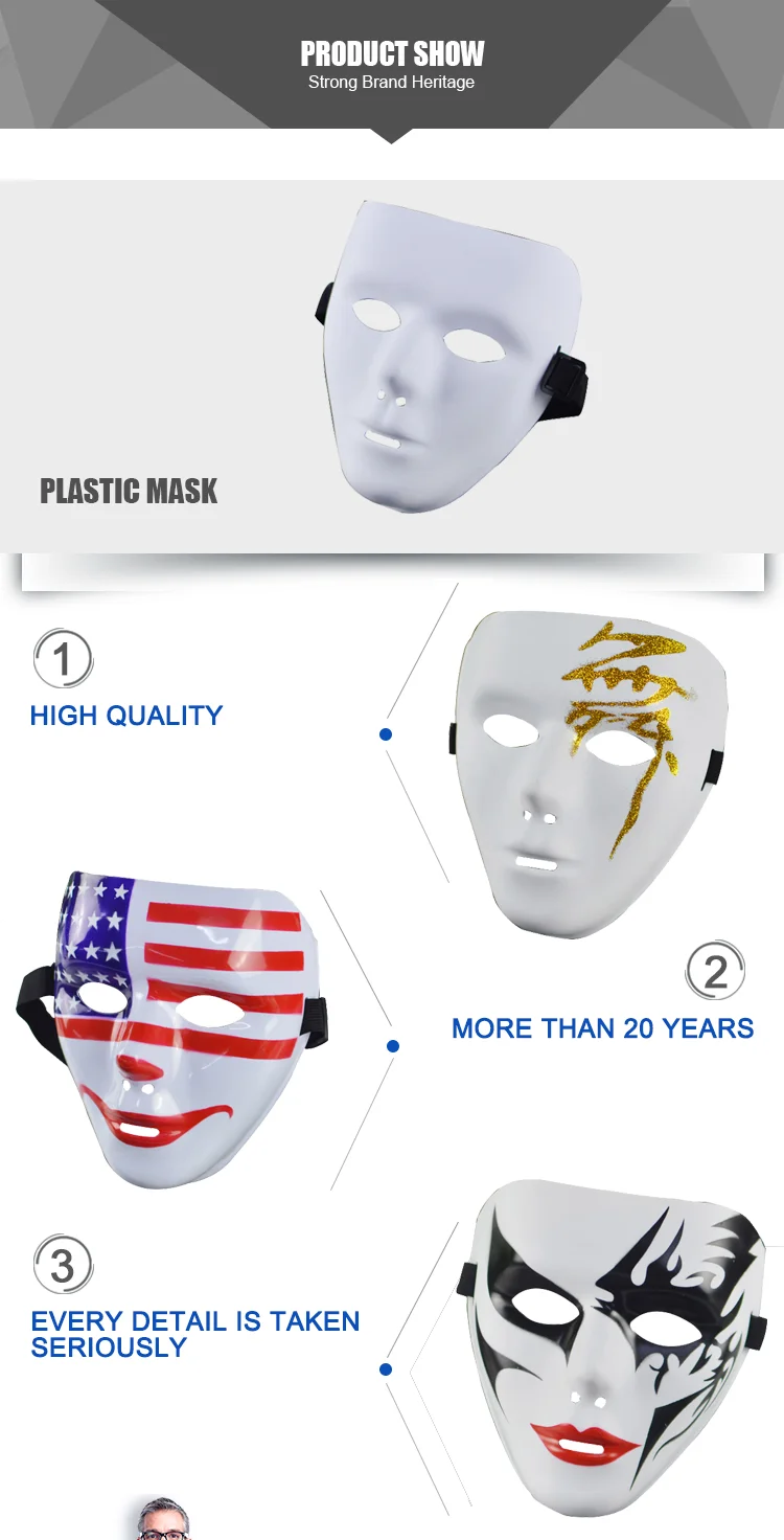 Custom Vacuum Forming Plastic Pvc Funny Face Mask - Buy Vacuum Formed ...
