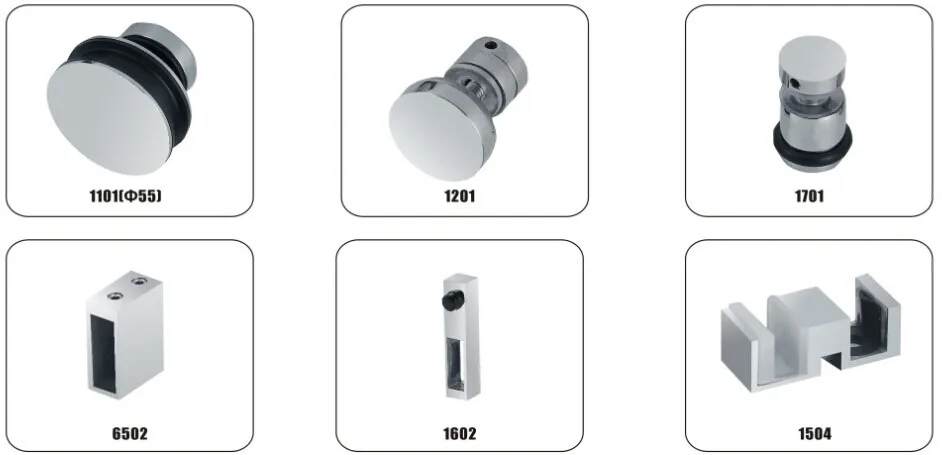 Bathroom Shower Door Parts - Frameless Sliding Glass Door Hardware by ...