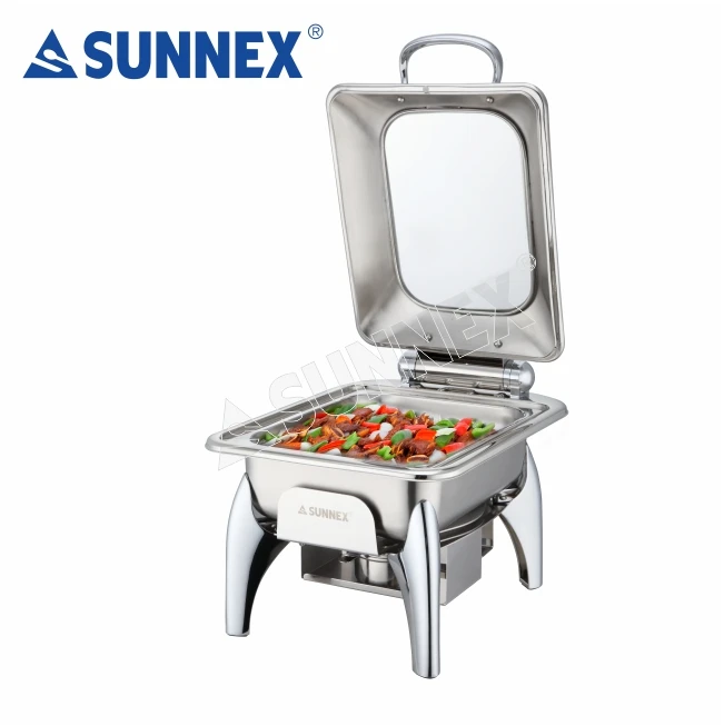 Sunnex Stainless Steel Hotel Buffet Food Warmer - 4.5L Capacity, OEM