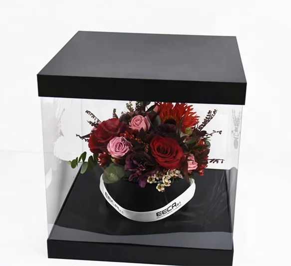 Factory Price Transparent Pvc Clear Flower Box - Buy Clear Flower Box ...