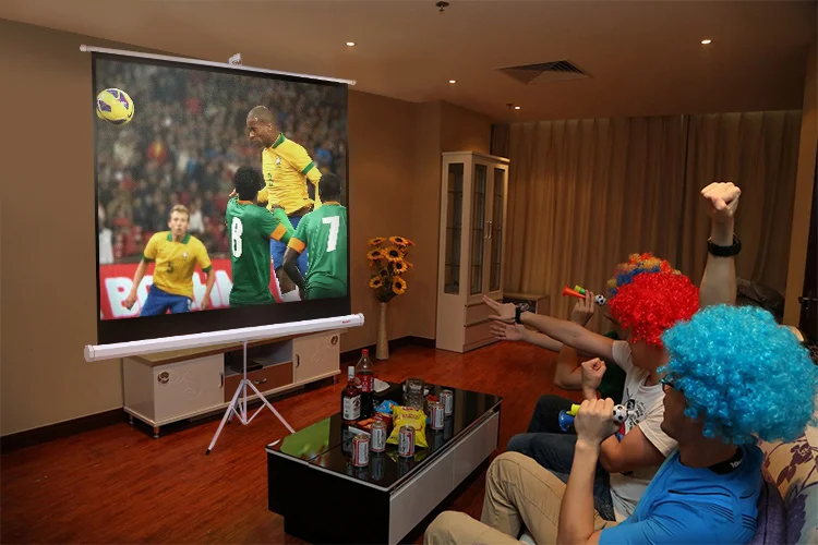 EUG Tripod Screen - Portable Projection for Meetings & Movies