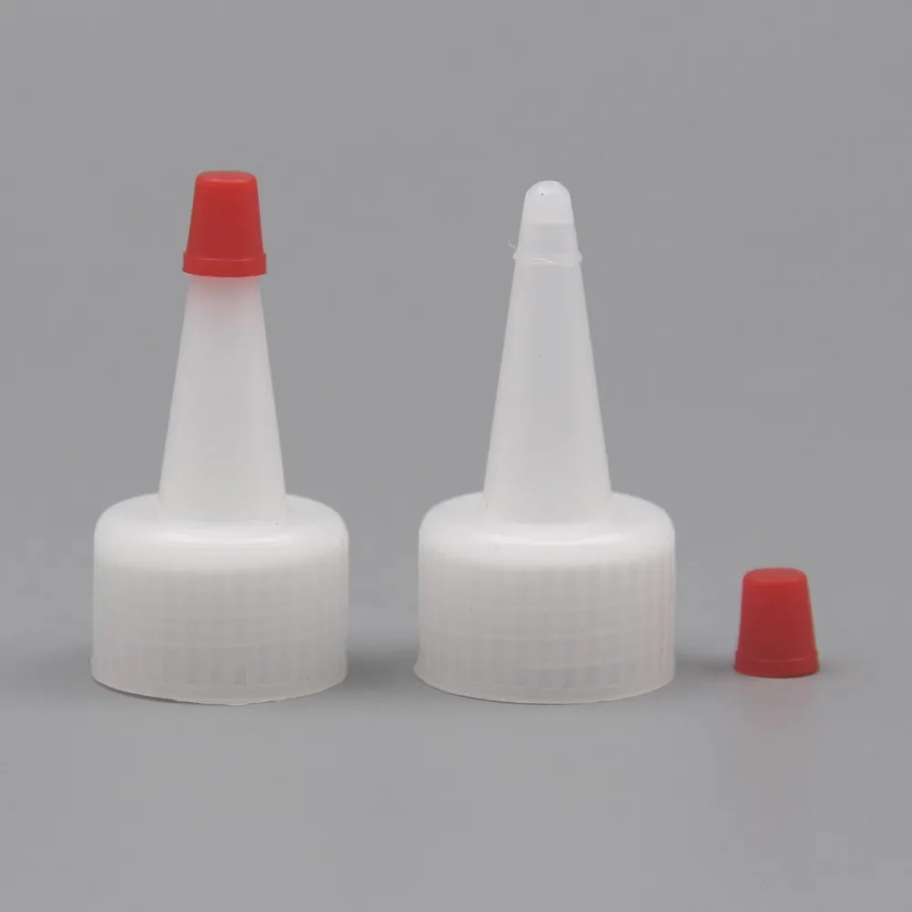 24 410 Plastic Twist Screw Top Pointed Mouth Cap - Non Spill