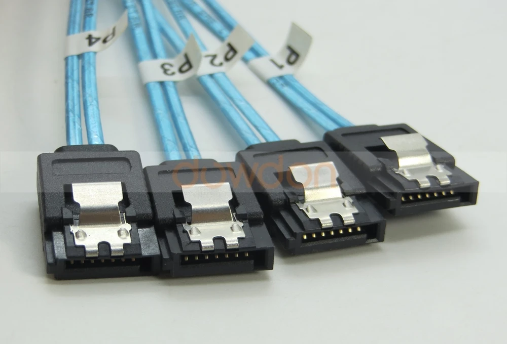 50cm Hd Mini Sas Sff- 8643 To 4* Sata 7 Pin Cable High Speed - Buy Sff ...