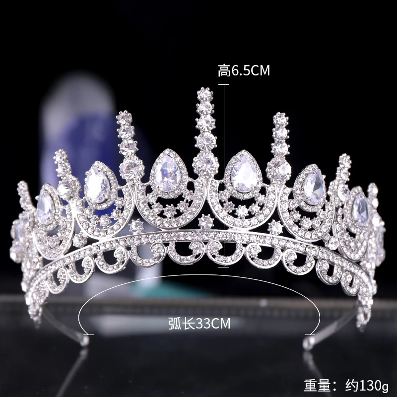 Brazilian Headpiece Crown - Royal Wedding Baroque Tiara