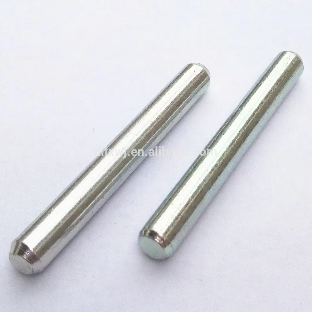 Nickel Plated Steel Double Ended Pins with Chamfer, View steel pin, TX ...