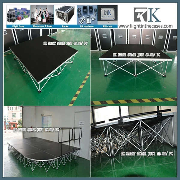 Hot Portable Concert Podium With Collapsible Stage Riser - Buy Portable ...