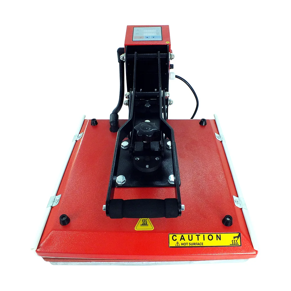 New Model Laser Cut Framework Red Color High Pressure Heat Press ...