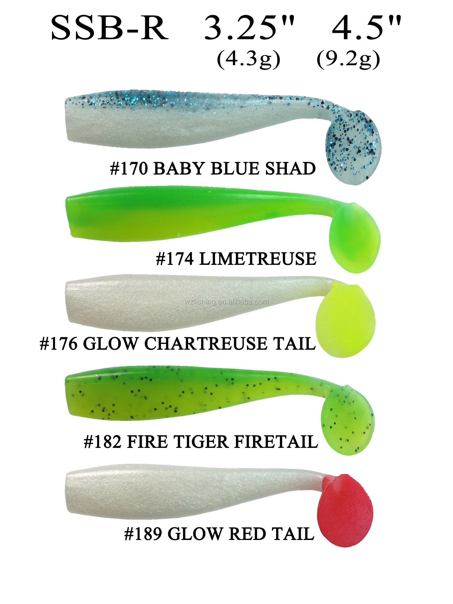 Pink Shad Soft Plastic Fishing Lures/baits Yellow Tail Swimbait ...