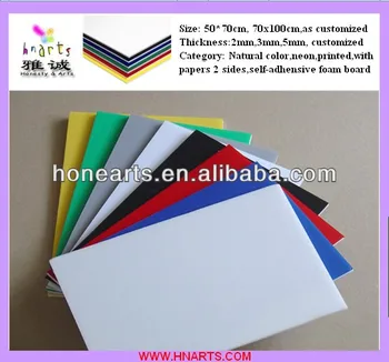 Warna Kertas Papan Busa/paper Foam Board - Buy Fancy Color Paper Foam ...