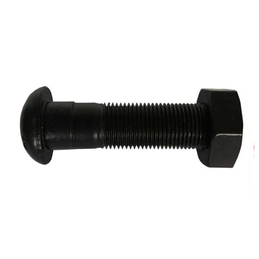 Din 5903 Metric Coarse Fish Plate Bolt With Round Head Oval Neck Rail ...