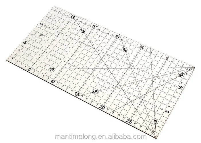 Sewing Patchwork Ruler 3mm Thick Transparent Patchwork Foot Handmade ...