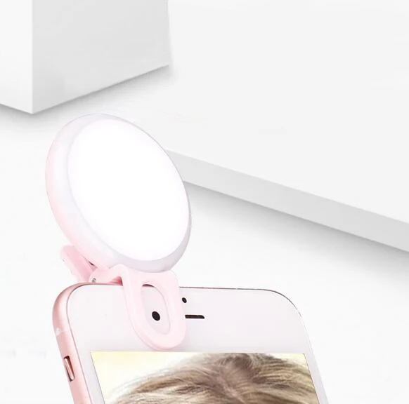 Portable Abs Mini Round Led Fill Light For Mobile Phones Low Promotion ...