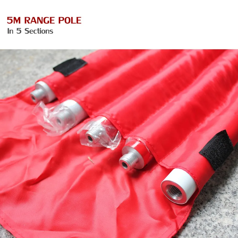 Telescopic Range Pole Tsp 2m 3m 5m For Survey Construction Pole - Buy ...