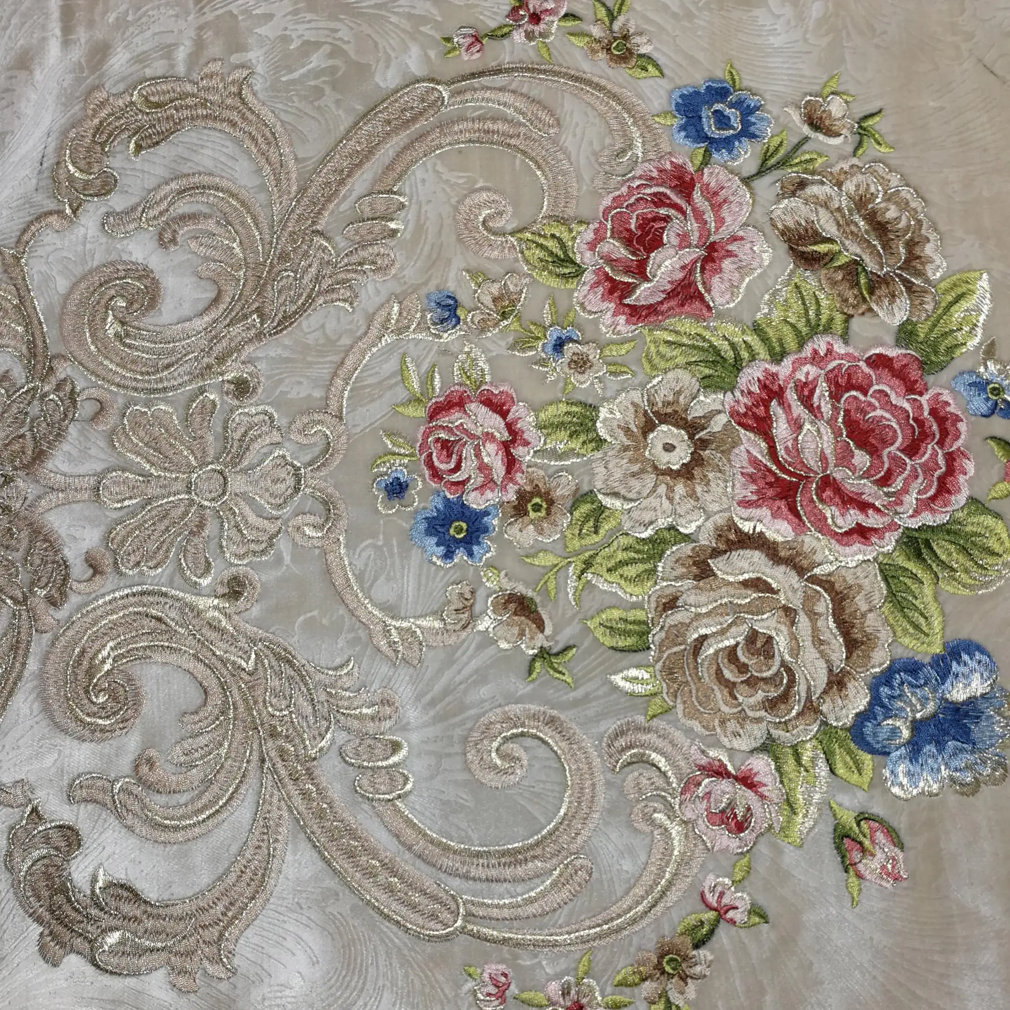 Moroccan Embroidery Designs for Curtains - Elegant Home Textiles