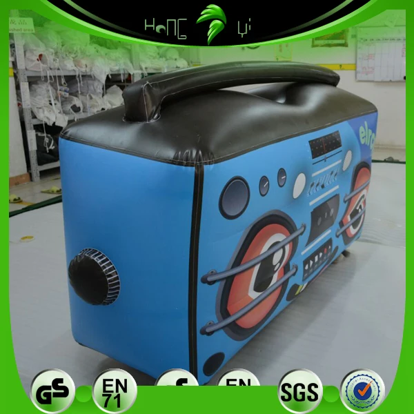 Custom Inflatable Radio Model PVC Boom Box - High Quality