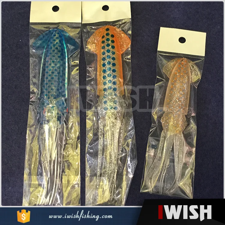 Northern King Lures - Handmade Squid Fishing Trolling 9 Inch with ...