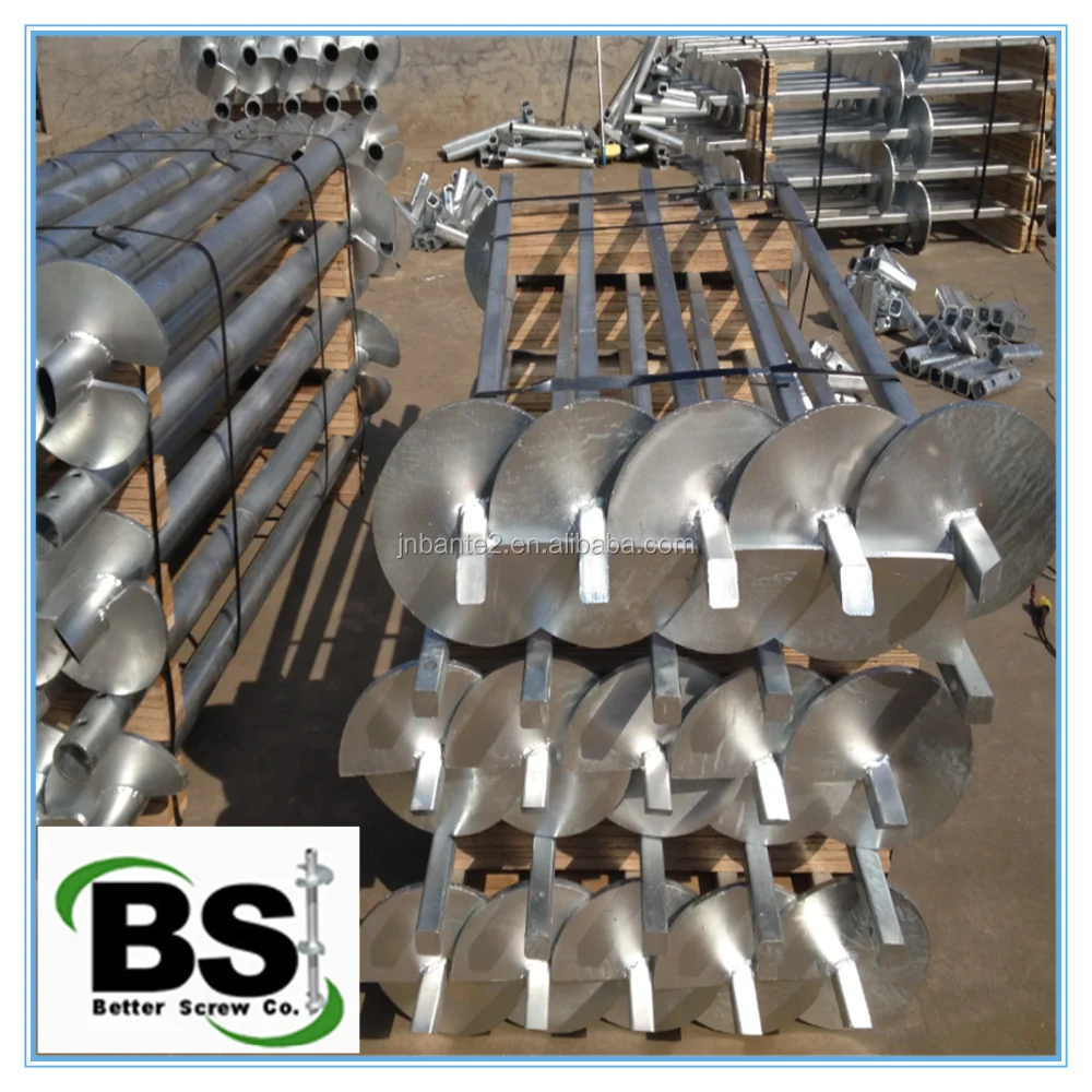 Helical Foundation Piles For Light Pole ( Good Price) - Buy Helical ...