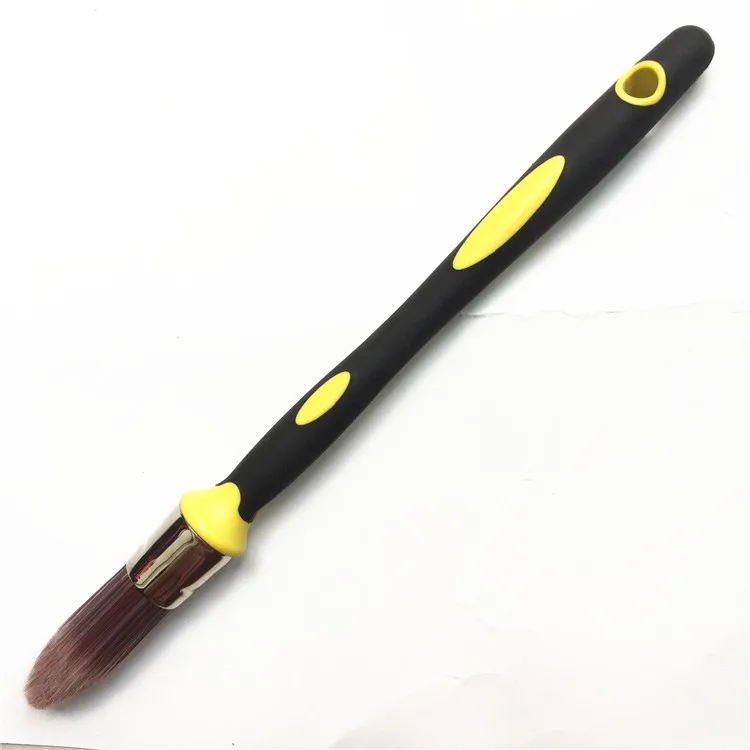 Yep Conical Shape Rubber Plastic Handle Round Paint Brushes Detail ...