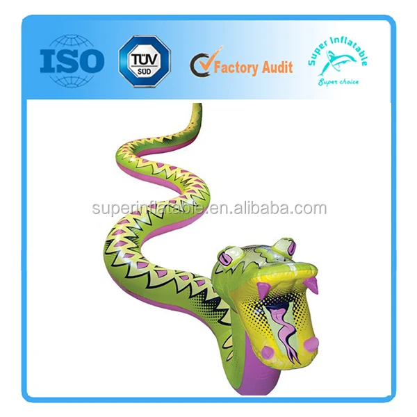 Custom Fun Inflatable Pool Noodle Snake Pool Toy For Swimming Learning ...